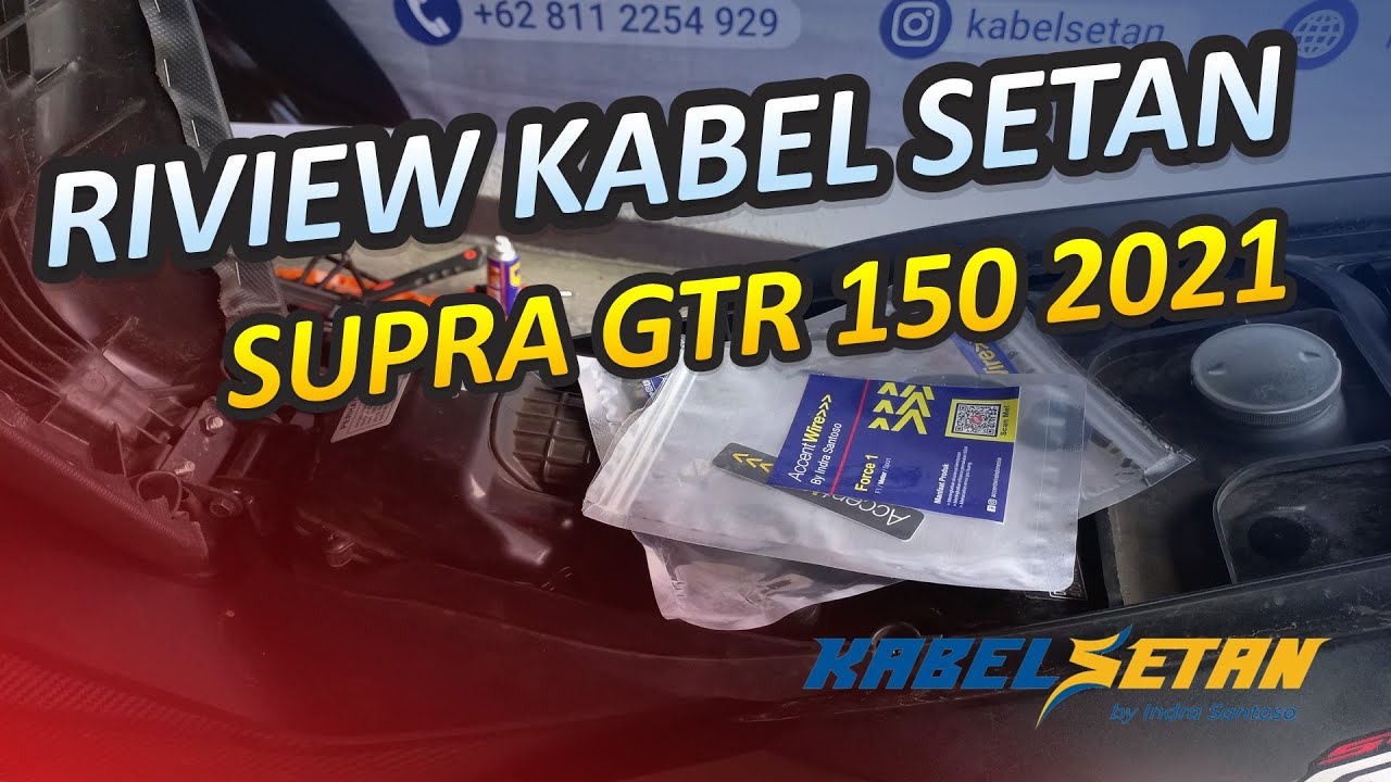 Pasang Kabel setan ( Accent wire ) Force 1 dan Kable Seran E2 di Motor ...