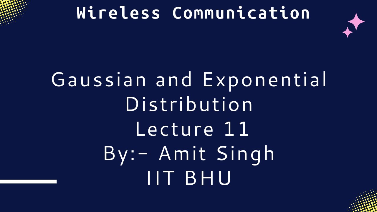 Gaussian and Exponential Distribution - YouTube
