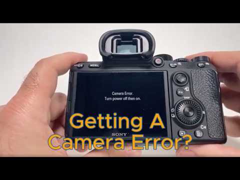Camera Error? Sony A7R III Repair or Order Parts