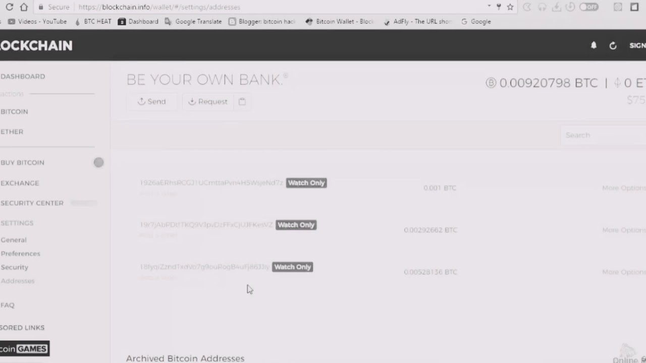 Find private key any bitcoin wallet address - YouTube