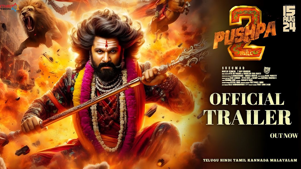 PUSHPA 2 THE RULE - ALLU ARJUN INTRO FIRST LOOK TEASER|PUSHPA 2 ...