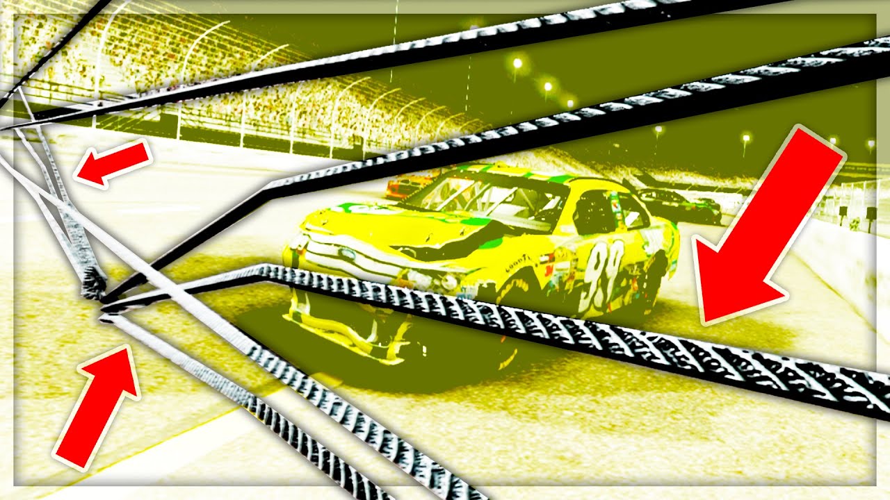 POWERLINES ACROSS THE TRACK!! // NASCAR Inside Line Eliminator Racing ...