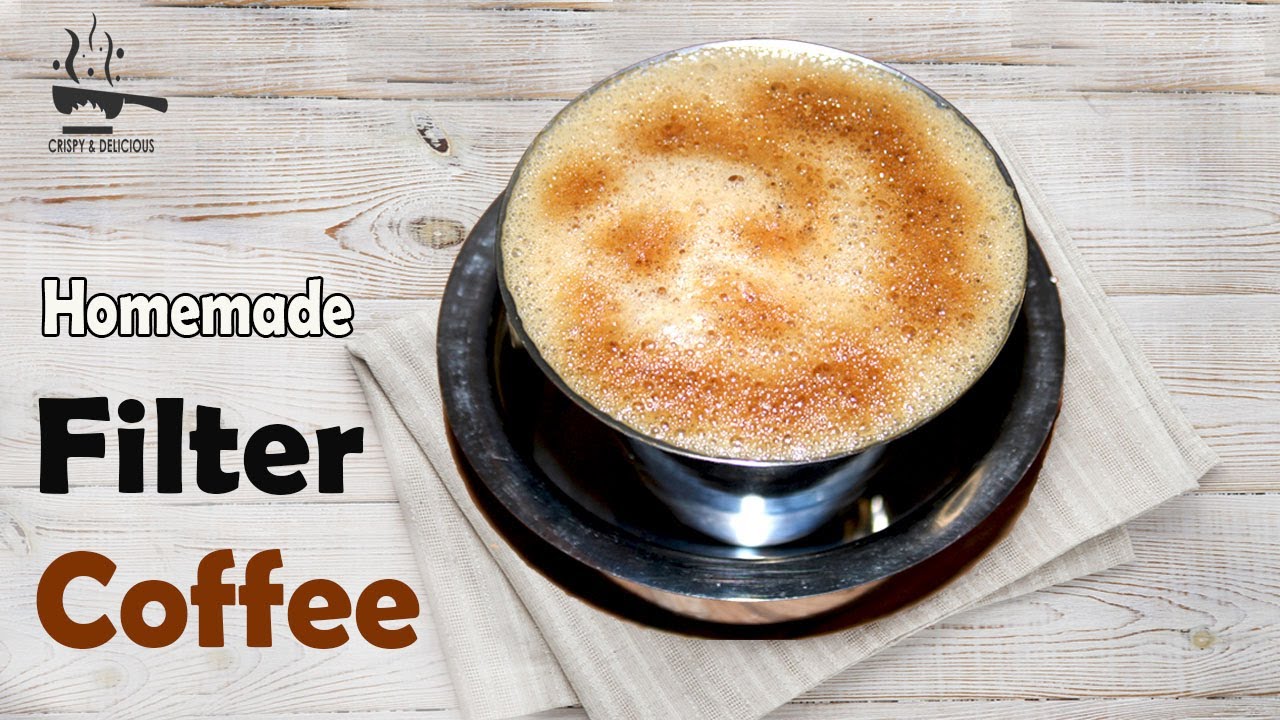 Filter coffee at home | South Indian filter coffee | பில்டர் காபி - YouTube