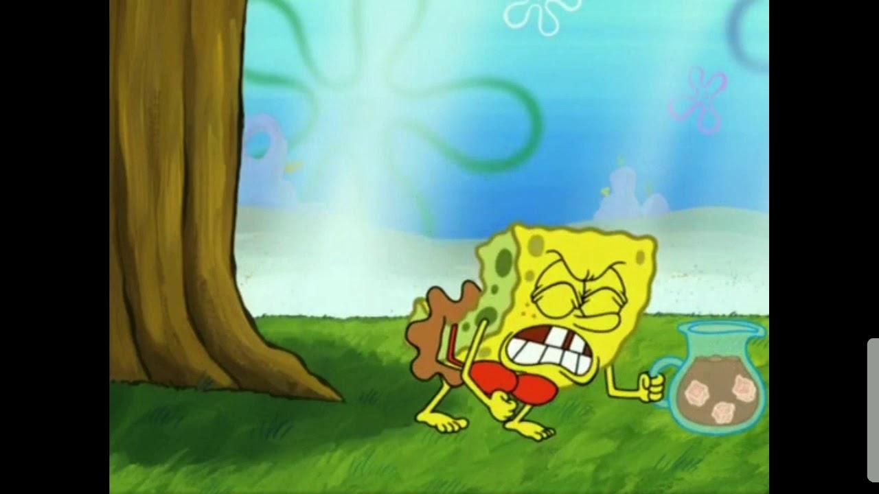 SpongeBob grow a tail - YouTube