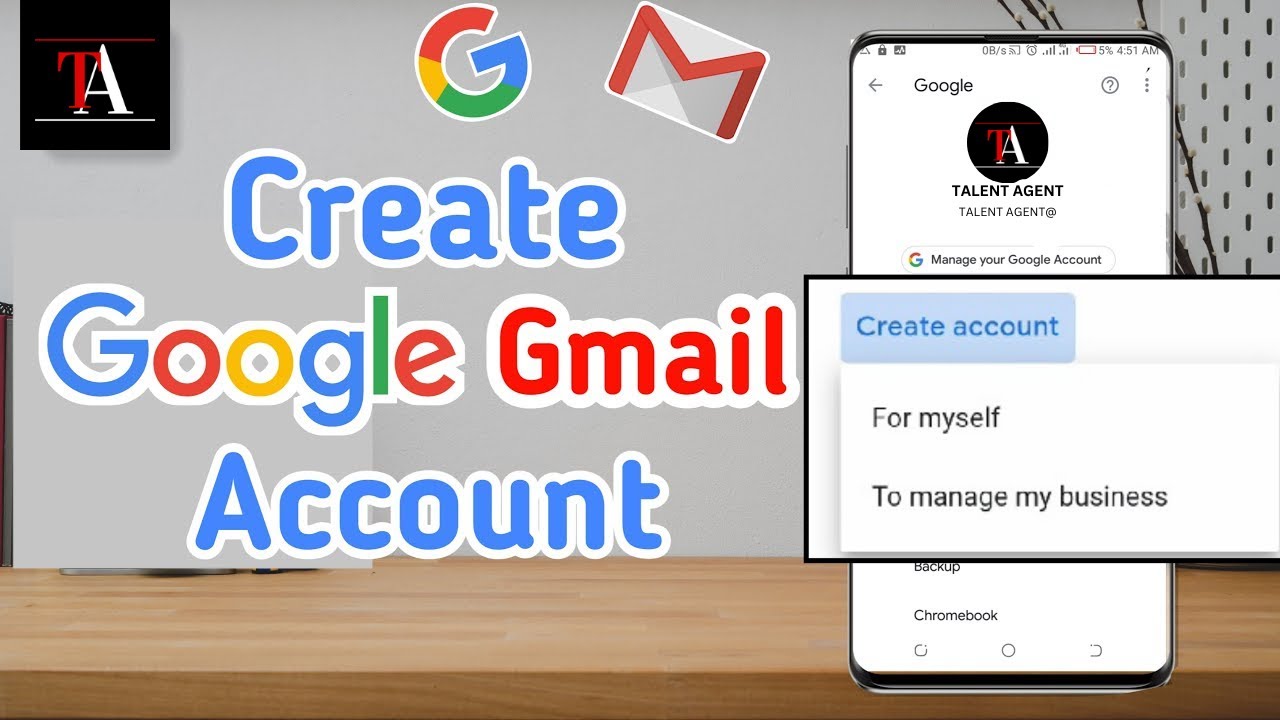 How to create google account I gmail account. - YouTube