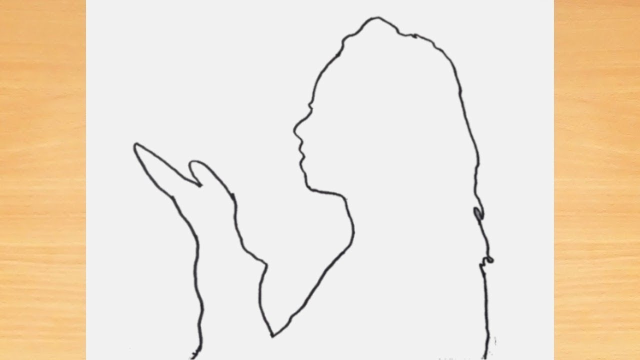 a flank kiss girl drawing | girl draw | girl flank kiss draw easy step ...