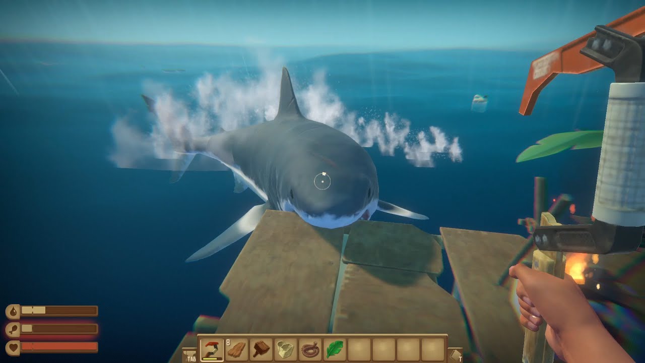 Playing Raft for the first time funny moments (FT Savage} - YouTube