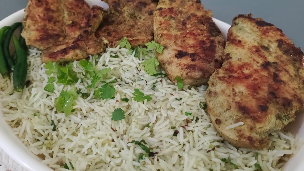 Green Chicken With Rice recipe by Tarka Masala - YouTube