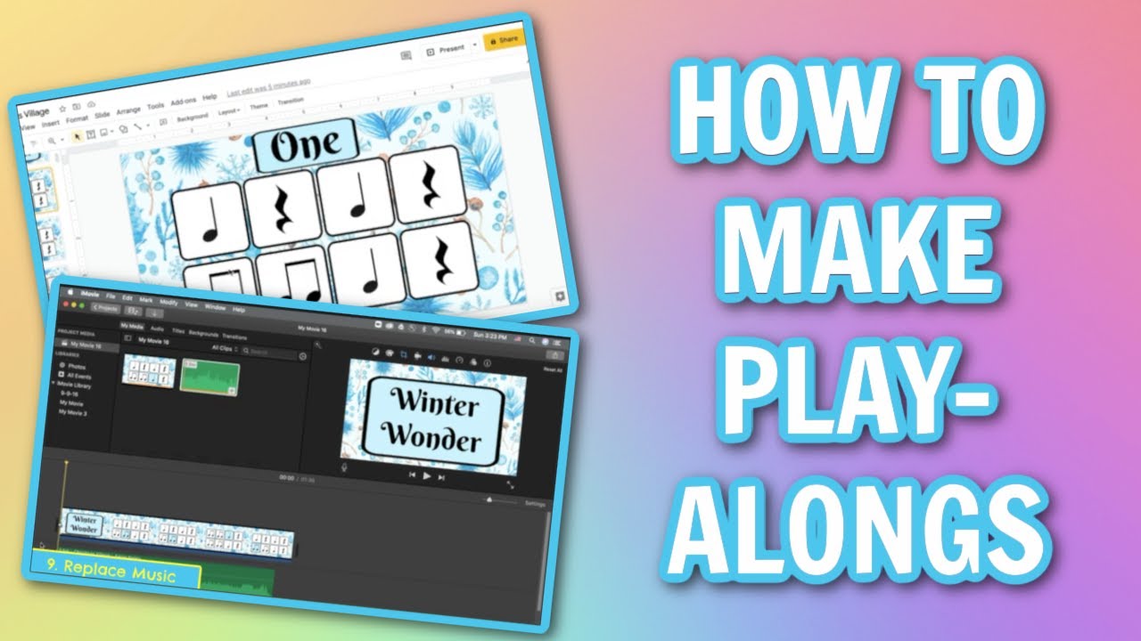 Play-Along Tutorial || How to Make Play-Along Videos || Music Teacher ...