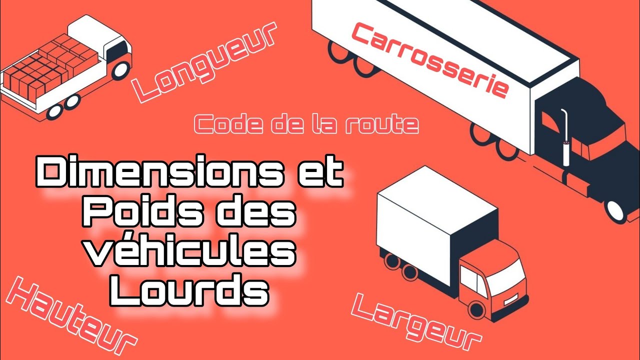 Carrosseries, dimensions, poids des véhicules,(code de la route) - YouTube