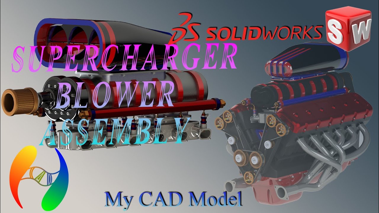 V12 engine | Part 48 | Supercharger Blower Assembly | Design in ...