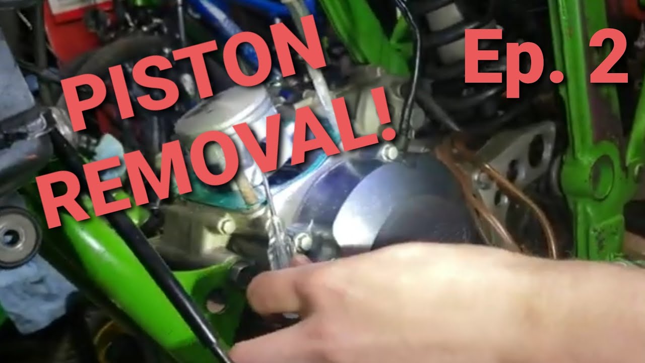 KDX 200 Rebuld - Ep. 2 - Piston Rebuild - YouTube