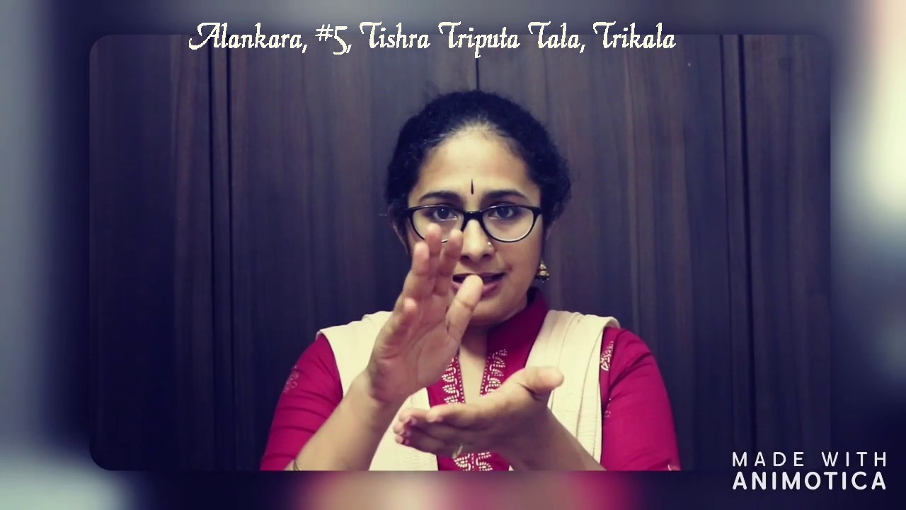 Alankara | #5 | Tishra Triputa Tala | Raga Mayamalavagowla | Trikala ...