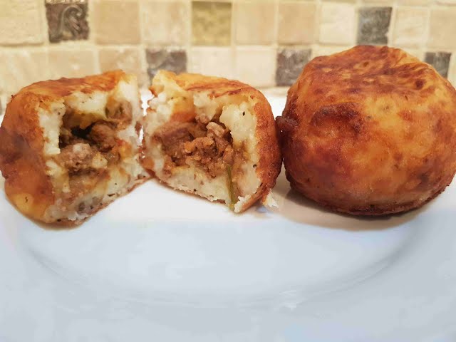 Ground Beef Stuffed Potato Balls Bold & Savory Stuffed Potato Balls