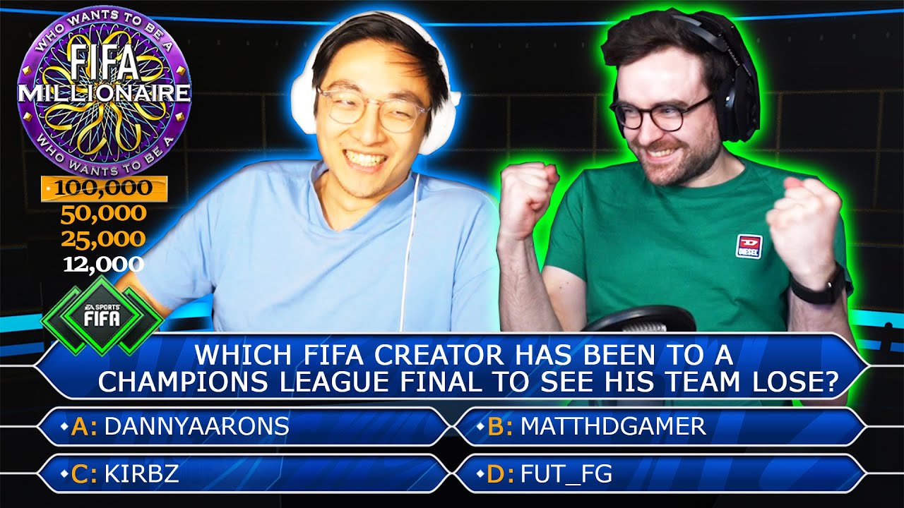 WHO WANTS TO BE A FIFA MILLIONAIRE @AJ3 @Itsitsjames - YouTube
