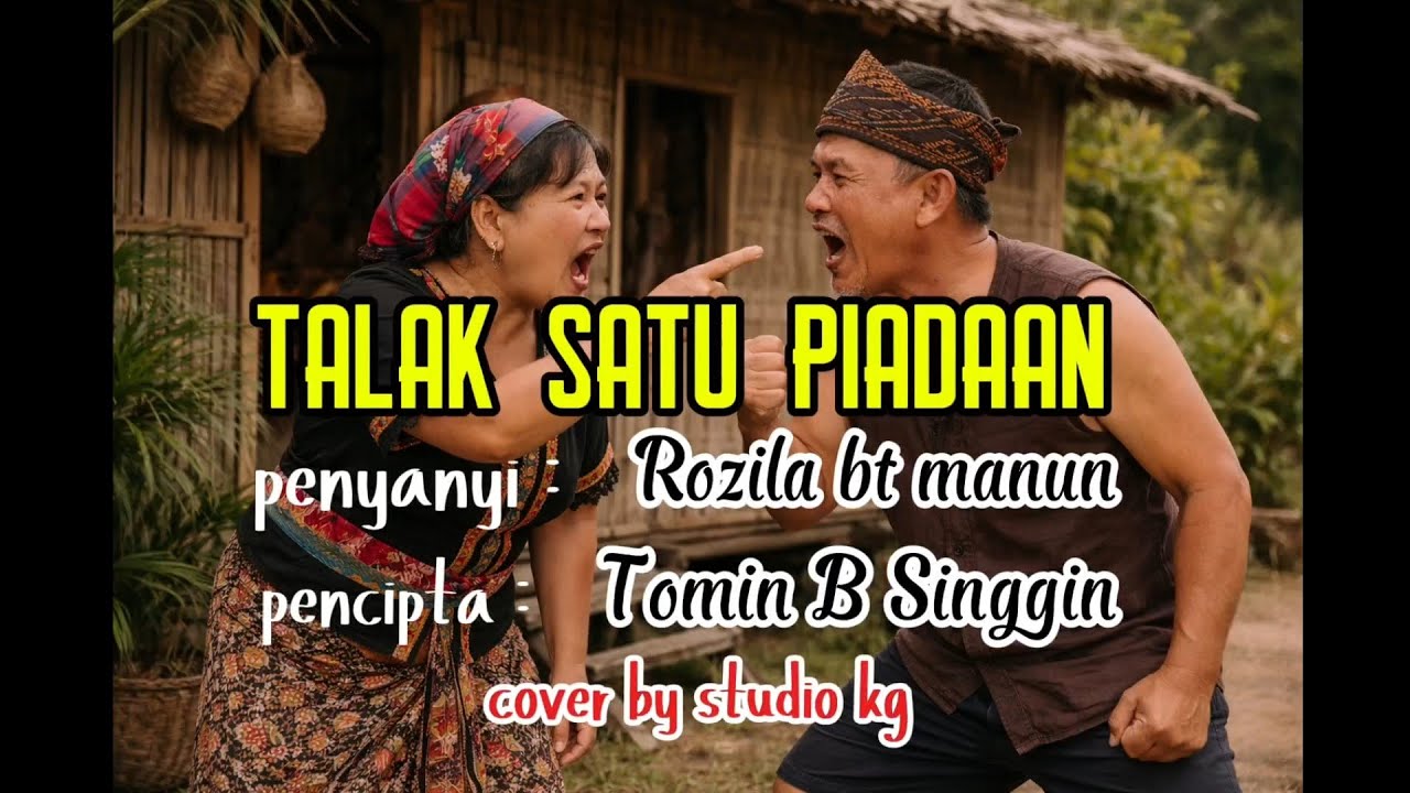 Lagu dusun/talak satu piadaan/penyanyi Rozila bt manun/pencipta tomin B ...