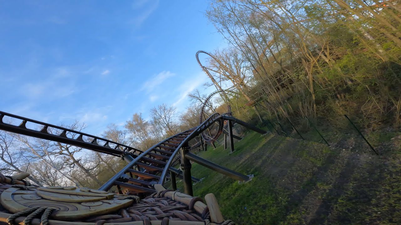 Toutatis Front Row On Ride Parc Astérix 2023 - YouTube