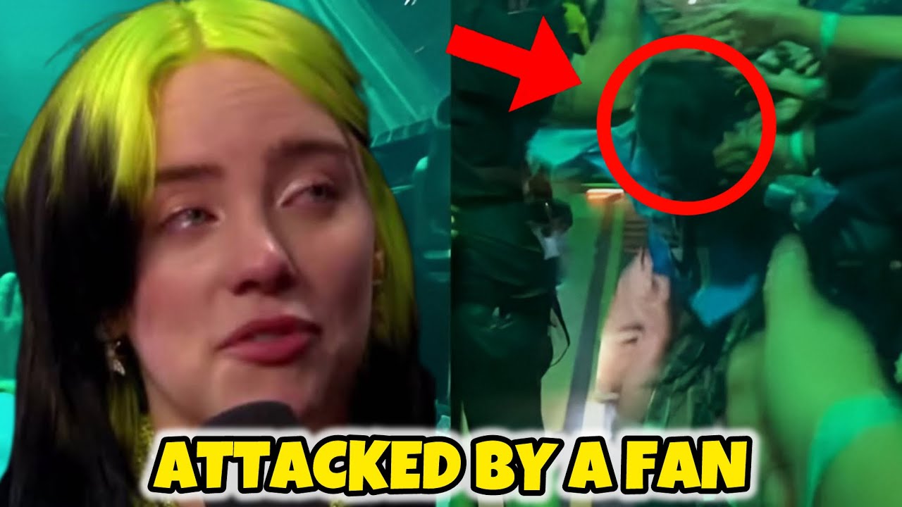 Billie Eilish Attacked At Miami Concert - YouTube