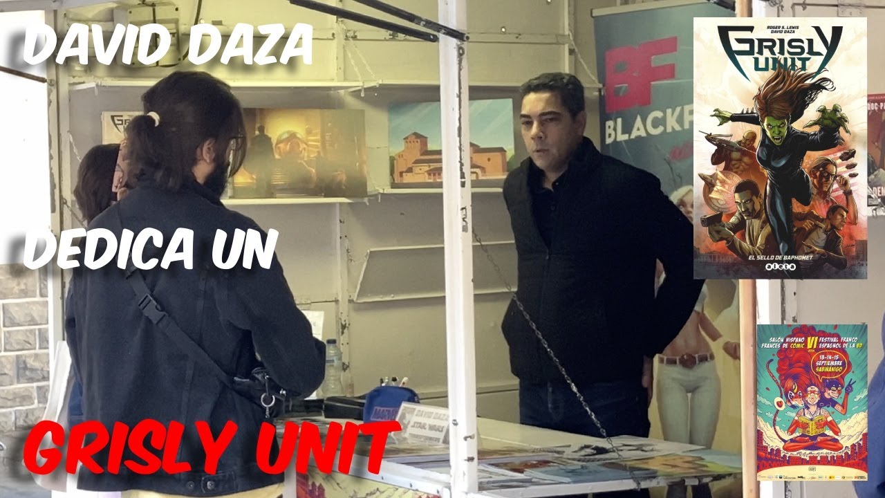 David Daza dedica un Grisly Unit en el Salón Hispanofrancés de Cómic en ...