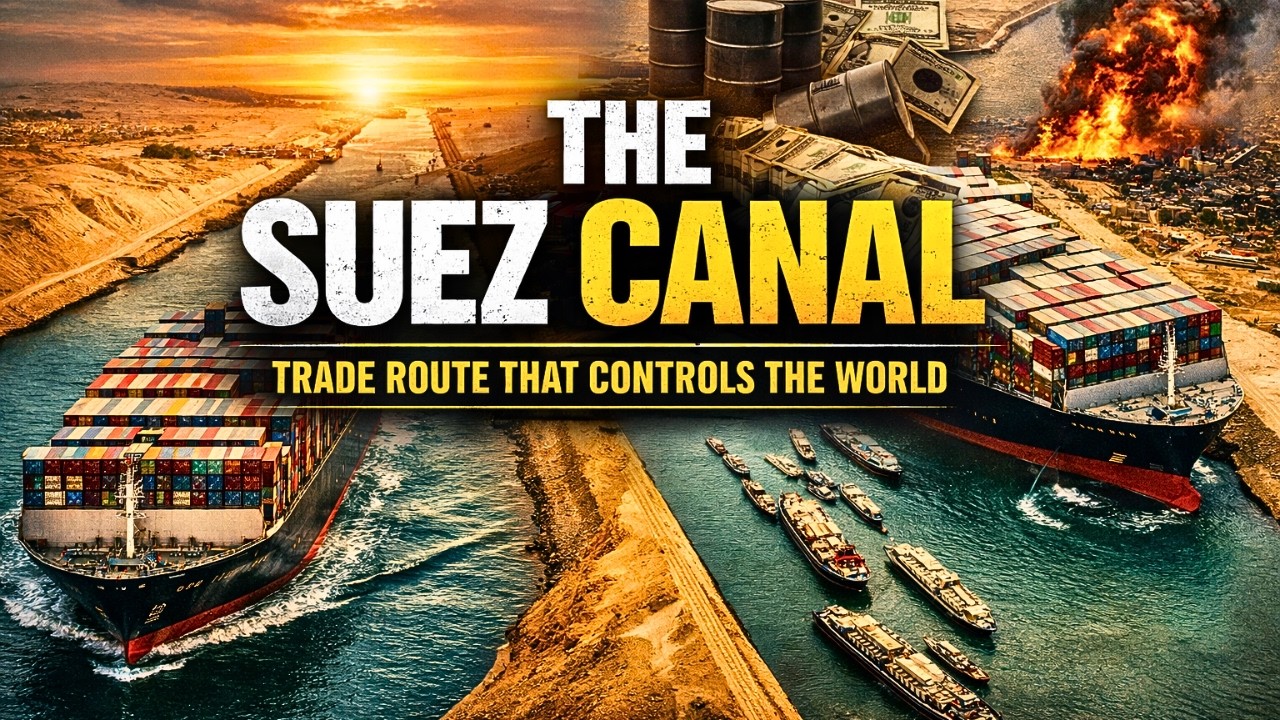 The Suez Canal: The Trade Route That Controls the World Economy - YouTube