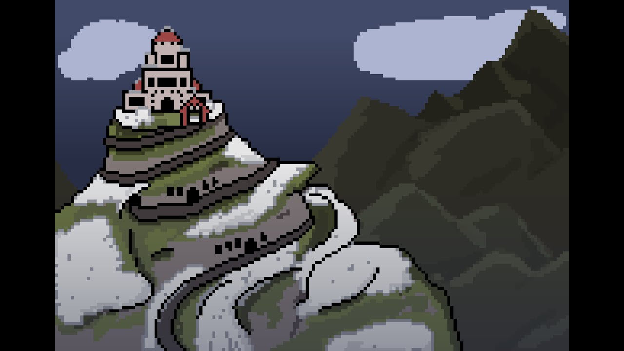 Speed paint - Temple Pixel Art - YouTube