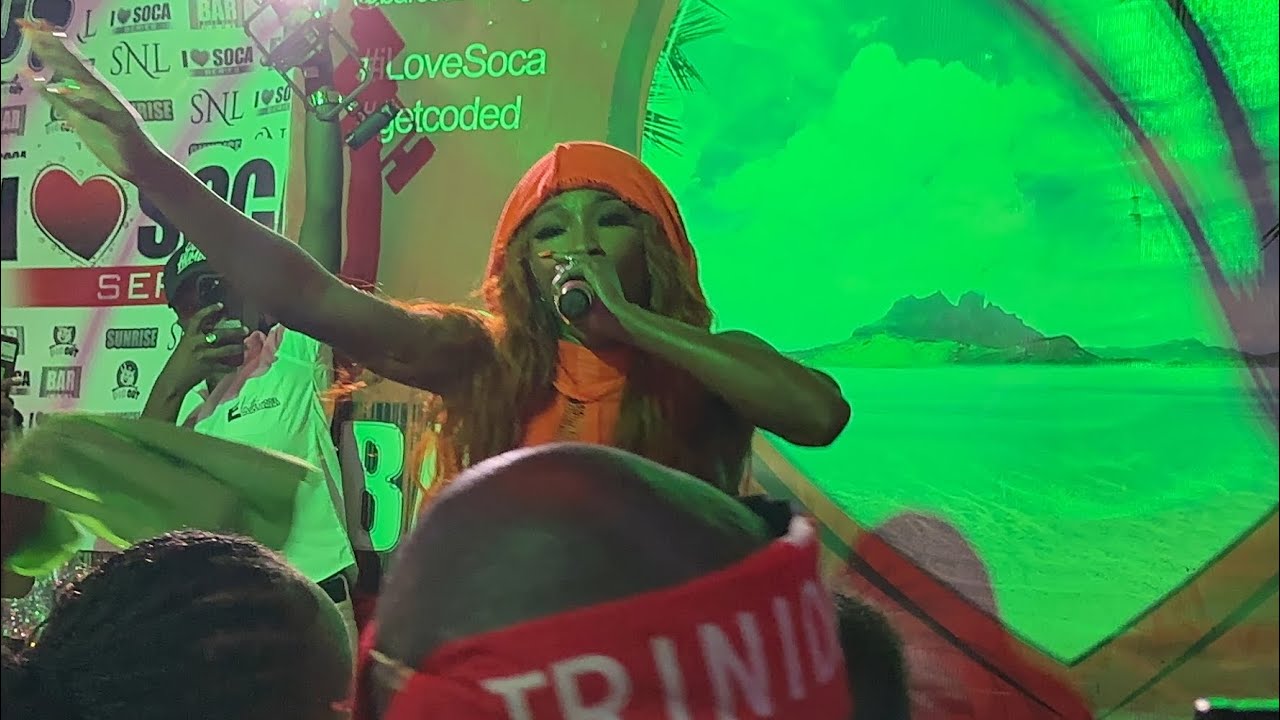 Patrice Roberts transforms Anxiety to Ecstasy live at I ️ Soca Concert ...