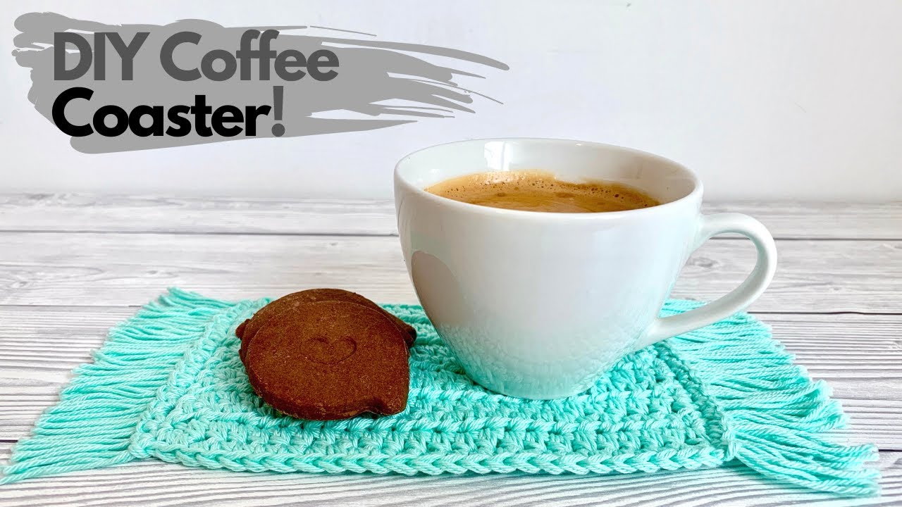 DIY Coffee Cup Coaster | Easy Crochet Table Coaster | Home Decor - YouTube
