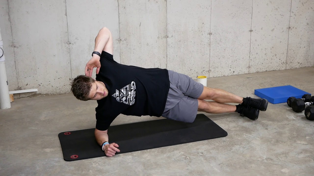 Side Plank (Body Weight) - YouTube