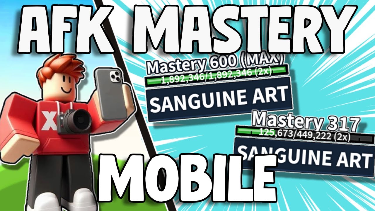 How to AFK Max Mastery On Mobile Blox Fruits!!! (2024) - YouTube