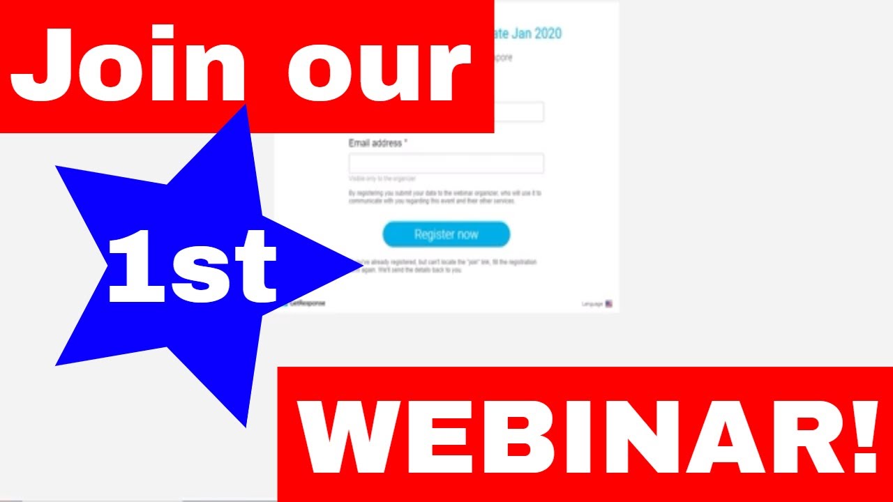 Join our first webinar! - YouTube