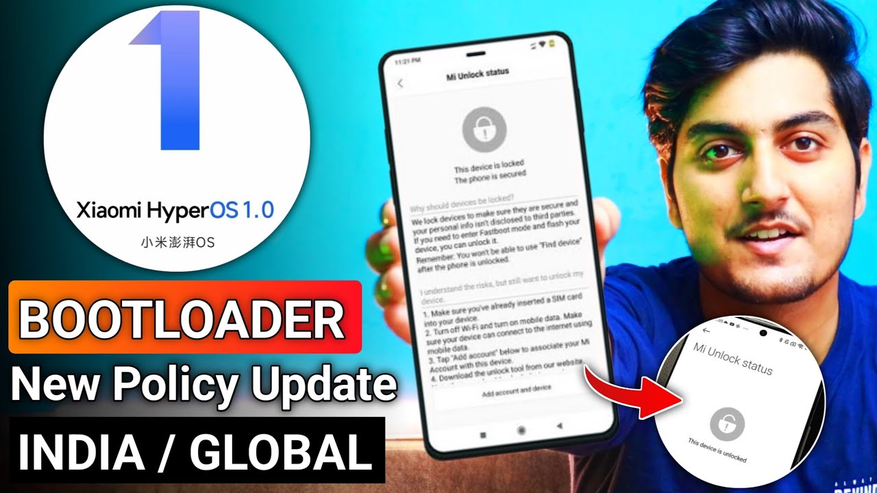 XIAOMI HyperOs New Bootloader Unlock System For INDIA AND GLOBAL - YouTube
