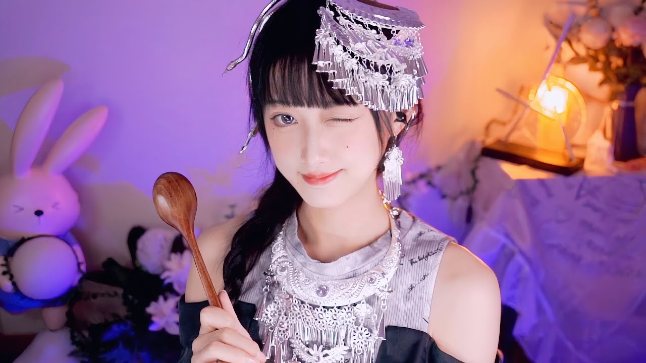 中文asmr 我要一勺一勺吃掉你的烦恼! 除灵师 50 助眠 Youtube