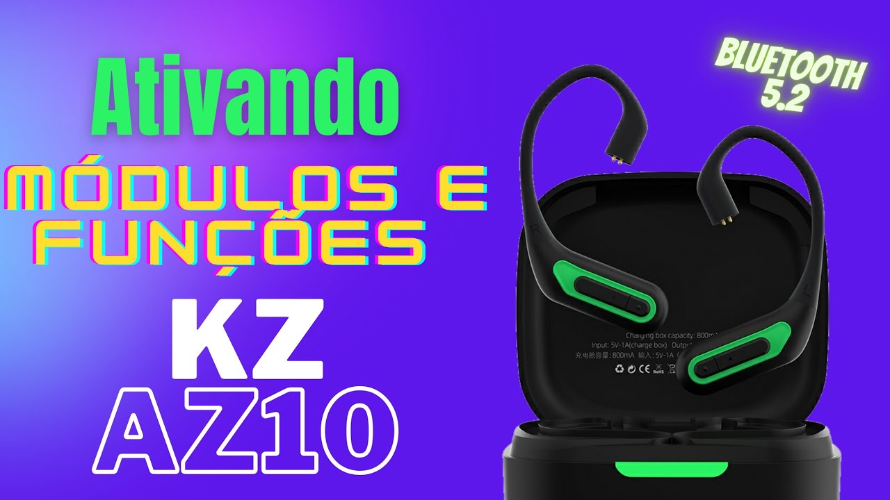 KZ AZ10 - Unboxing e Primeiras impressões - YouTube