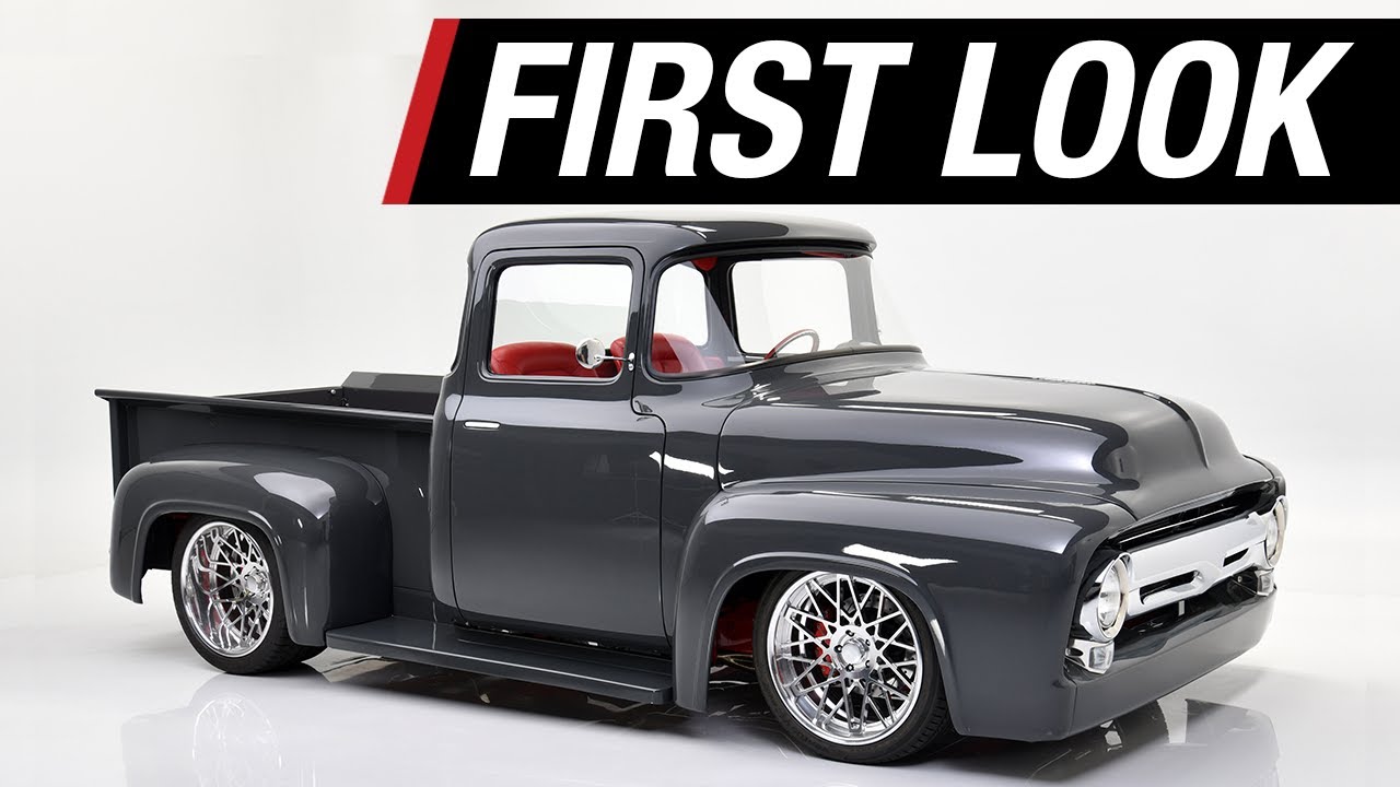 FIRST LOOK - 1956 Ford F-100 Custom Big-Window Pickup - BARRETT-JACKSON ...