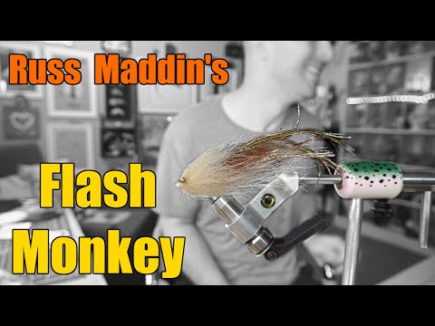 Fly Tying - Russ Maddin's Flash Monkey - YouTube