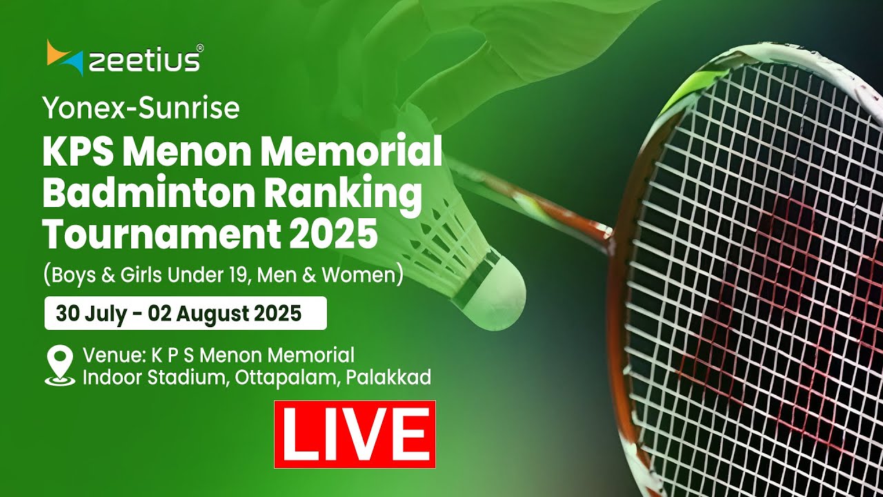 Day 2 - Court 1 - YONEX-SUNRISE KPS MENON MEMORIAL BADMINTON RANKING ...