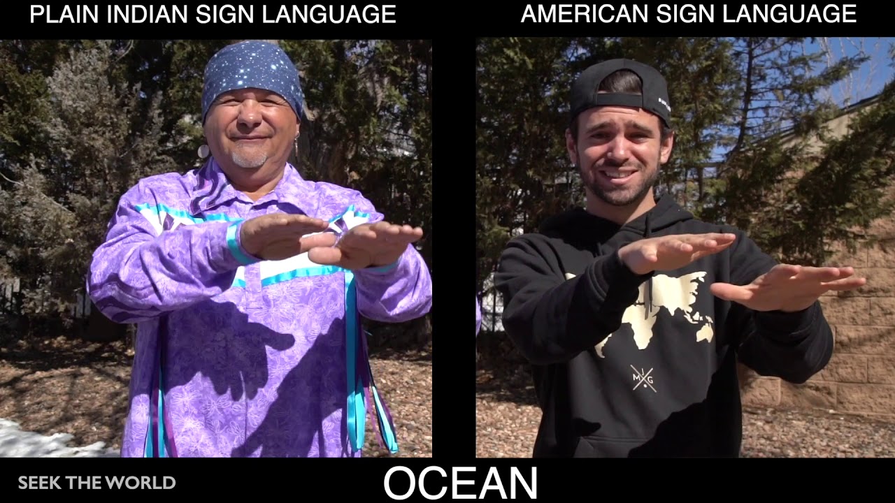 American Sign Language & Plains Indian Sign Language (PISL) - YouTube