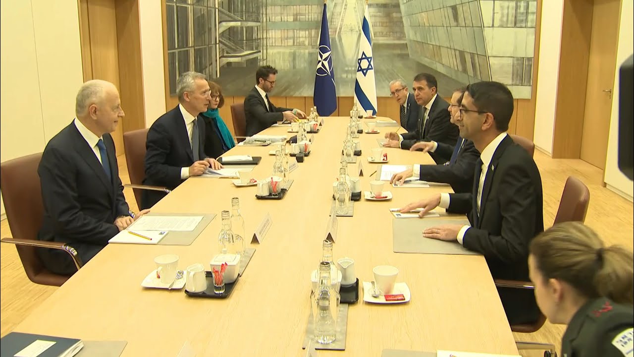 NATO Secretary General meets with Israeli President - YouTube
