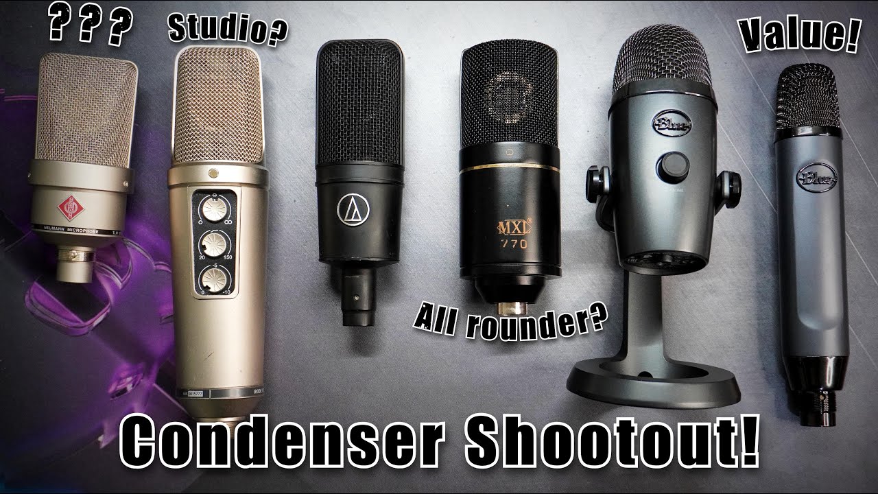 6 Condenser Microphone SHOWDOWN! (Budget to Pro!) - YouTube