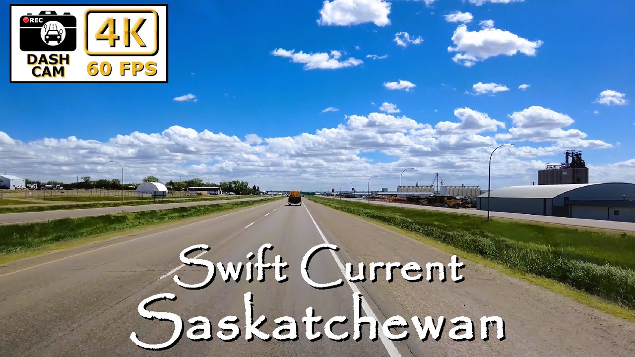 Cruise Through Swift Current, Saskatchewan: 4K Driving Adventure! 🚗💨 ...