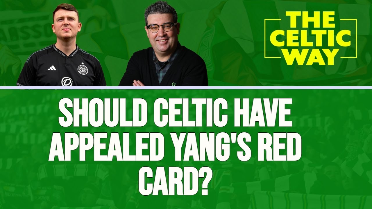 Celtic appeal Yang red card and Rodgers may face SFA action - YouTube
