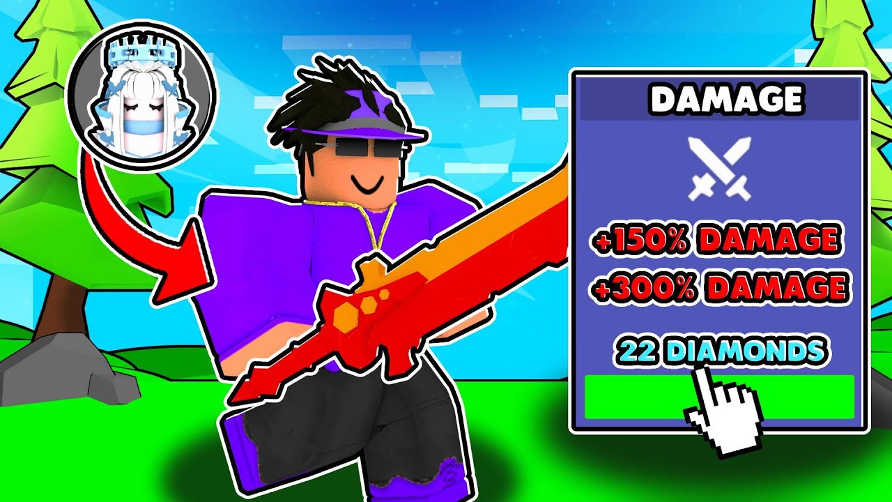 Doing The MAXIMUM DAMAGE In Roblox Bedwars! - YouTube
