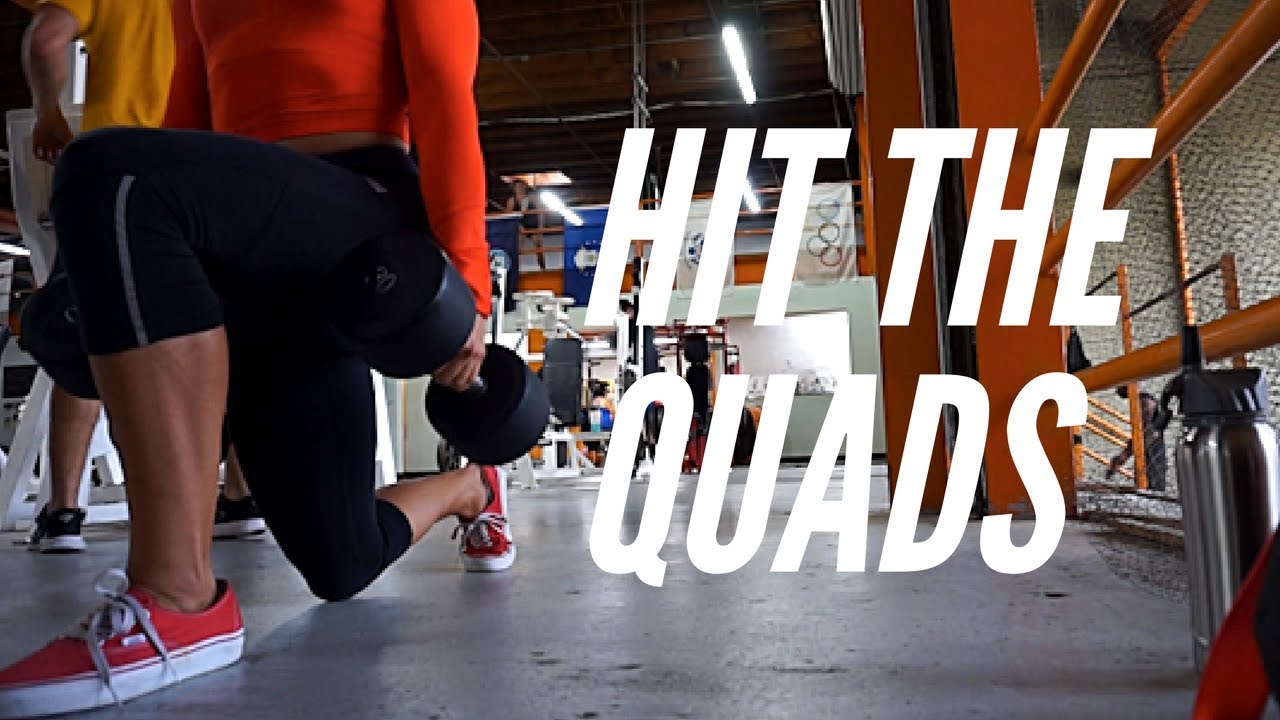 Hit The QUADS | 4 Exercises To Light Up Your Legs - YouTube