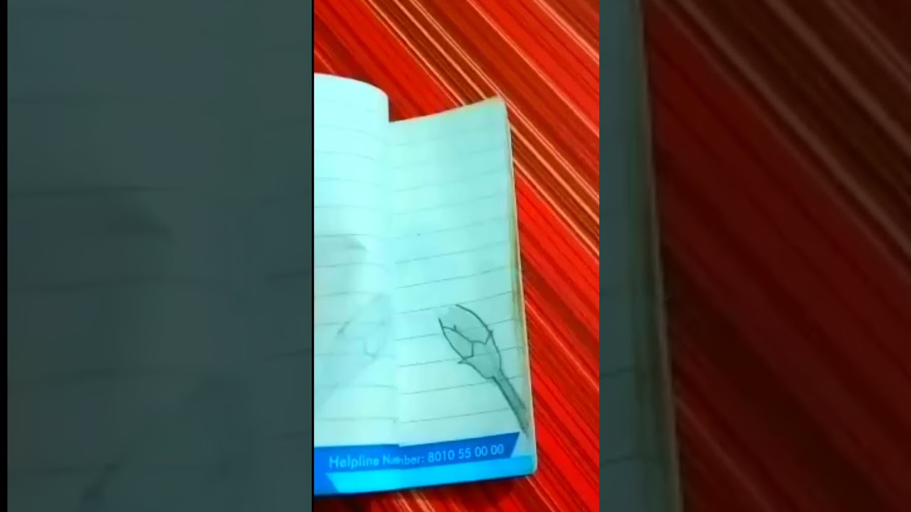 Beautiful rose flip book made by IIT student / best status video # ...