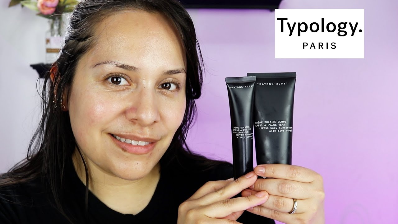 Typology SPF 50 Face and Body Sunscreen - YouTube