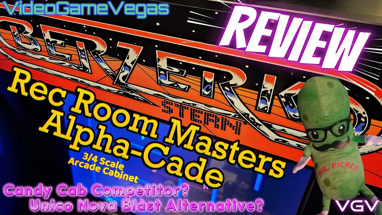 Review- Rec Room Masters 3/4 Scale Alpha-Cade Berzerk Arcade Cabinet ...