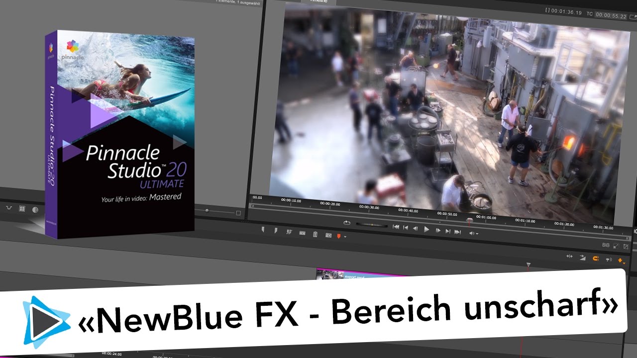 NewBlue Video Essentials 3 mit Pinnacle Studio 20 Tilt Shift Video ...