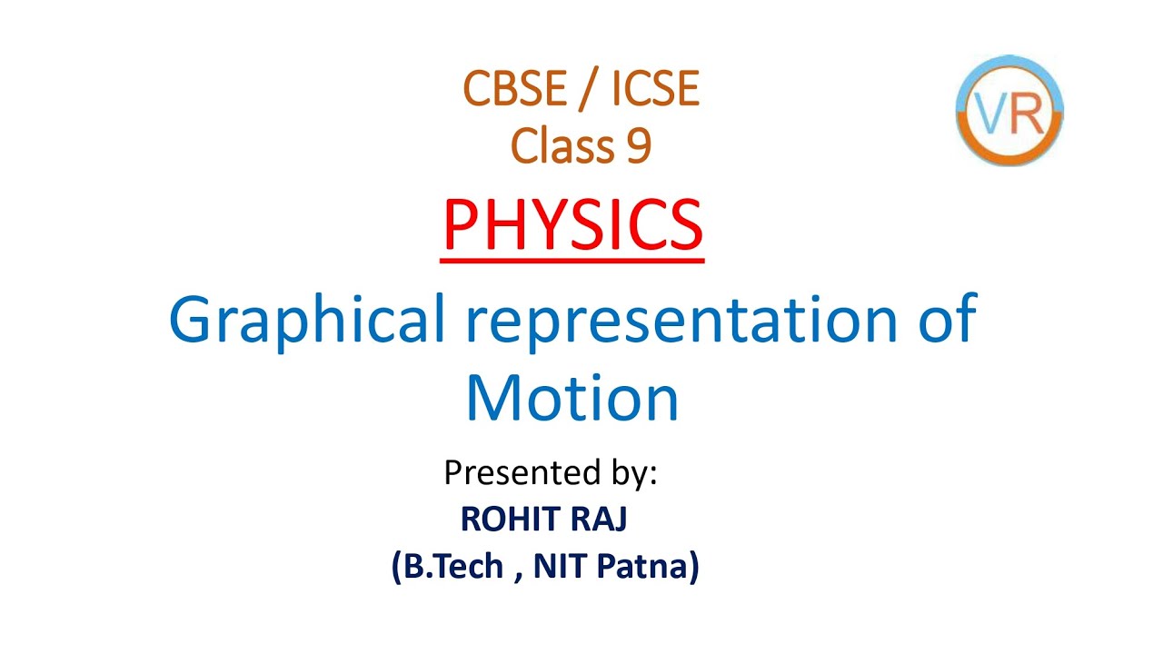 Graphical representation of motion || lec-03|| cbse/icse || class-09 ...