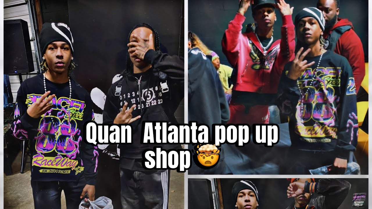 ATLANTA QUAN POP UP SHOP* FT YELLYARD I got invited to kozy🤯 - YouTube