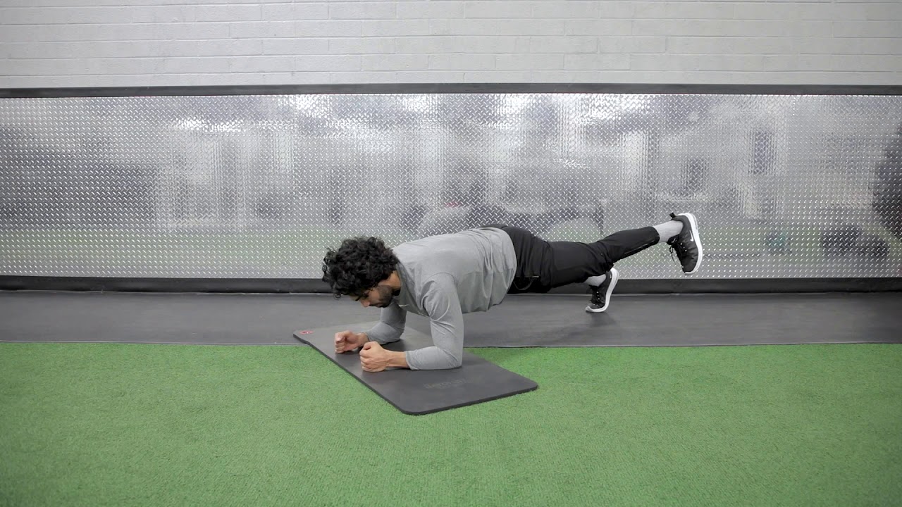 How To Do A Three Point Plank Variation - YouTube